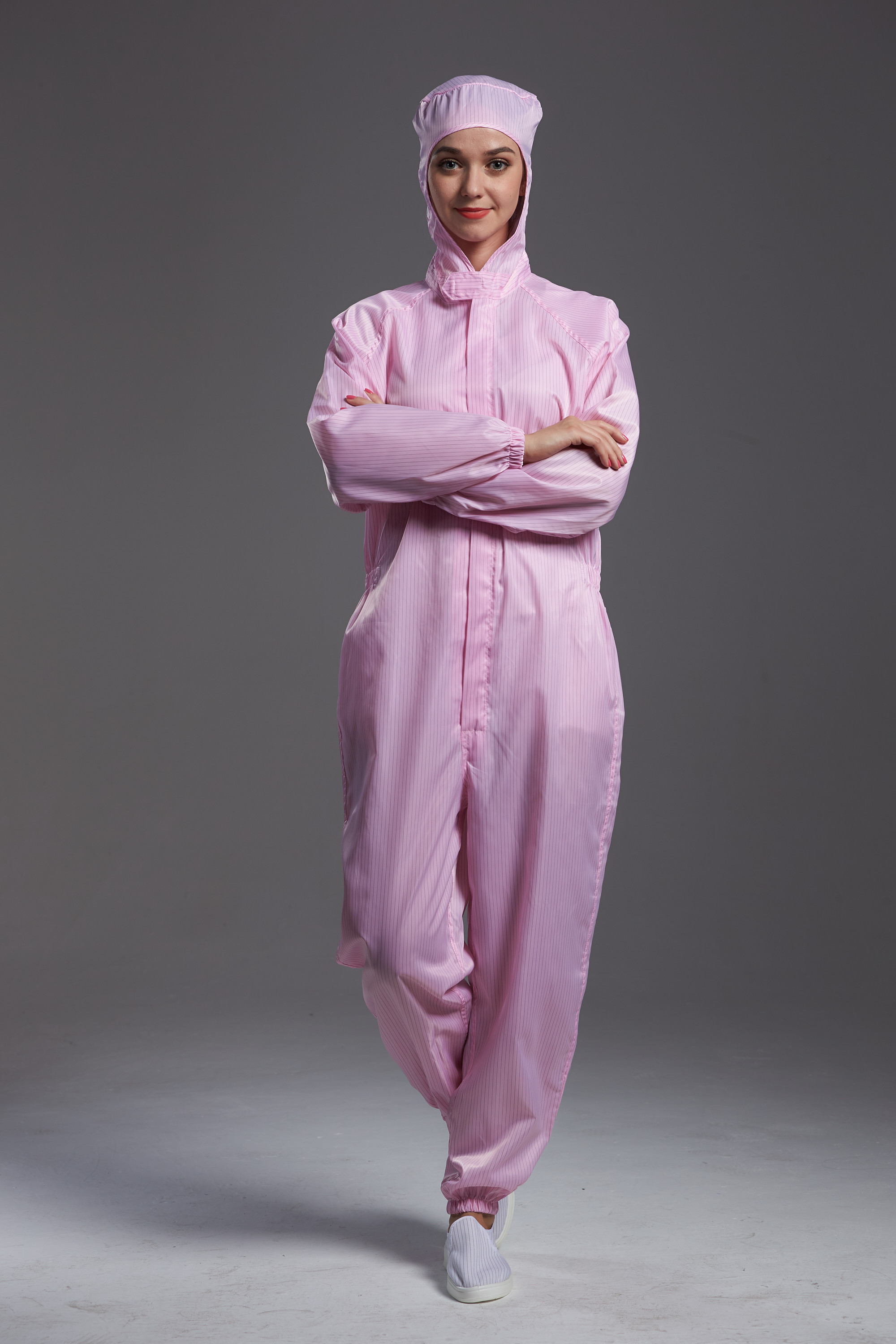 Bata estática anti del ESD conectar con la esterilización coductive de ...